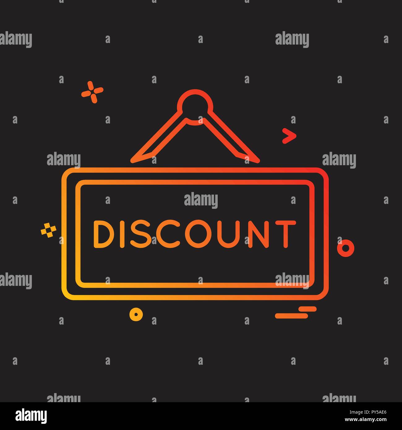 Shop board icon design vector Stock Vector Image & Art - Alamy