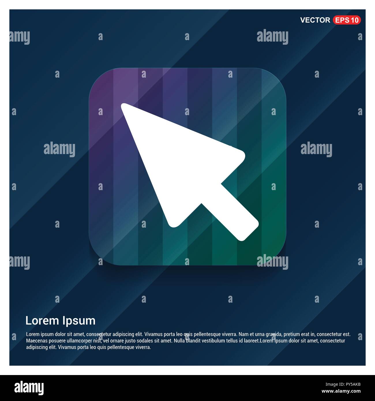 Pixelated hand cursor icon image Stock Vector Images - Alamy