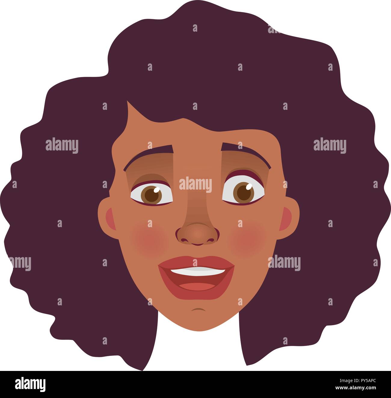 Face Of African Woman Emotions Of African American Woman Face Facial