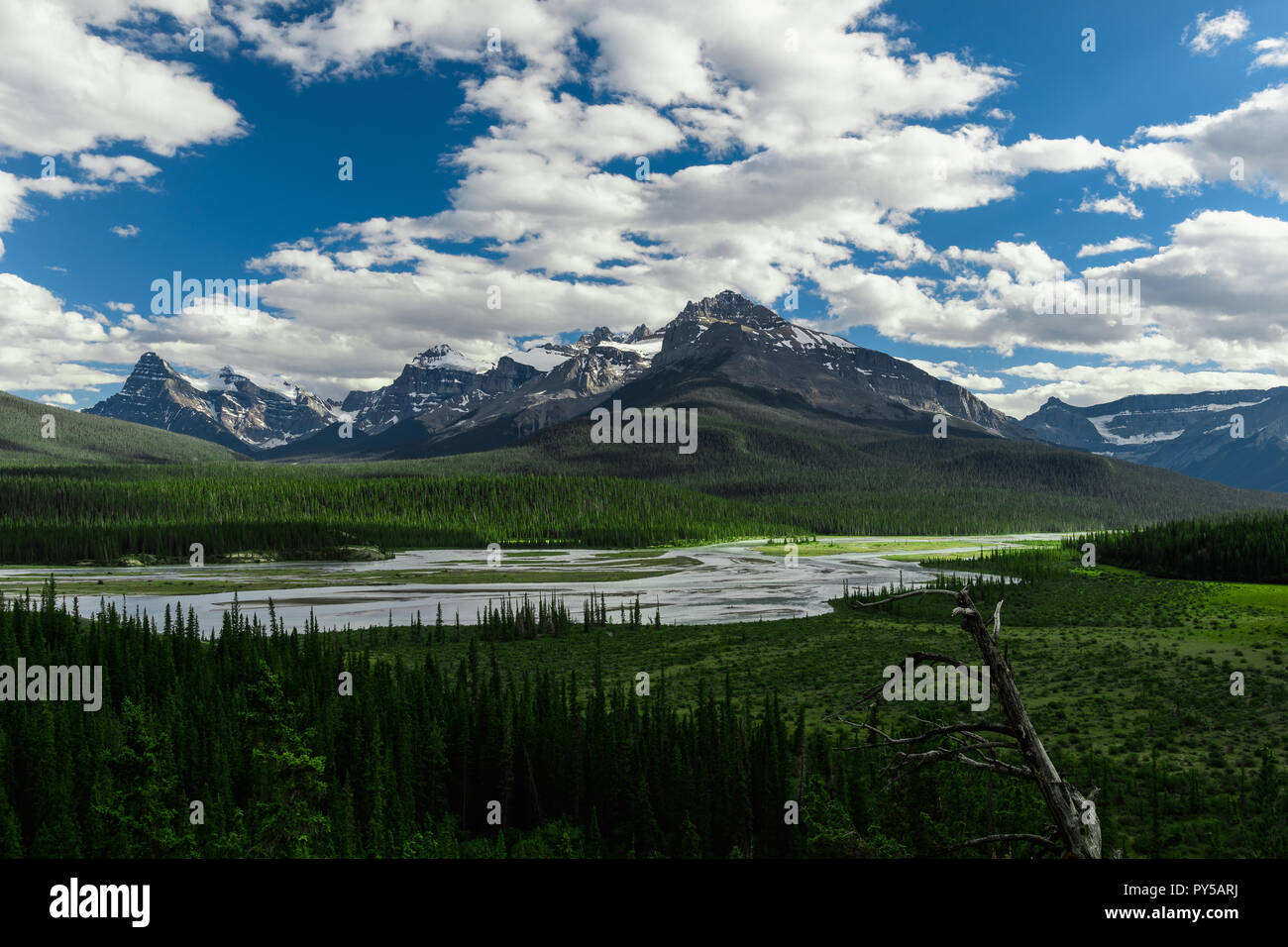 Rocky mountains in Banff National Park Stock Photo - Alamy
