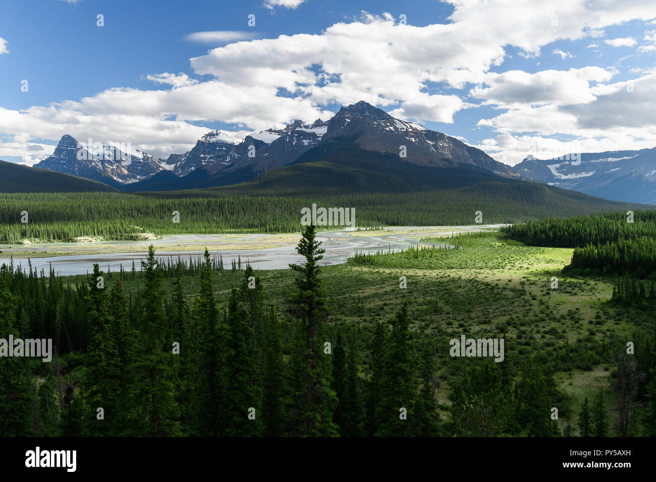 Rocky mountains in Banff National Park Stock Photo - Alamy