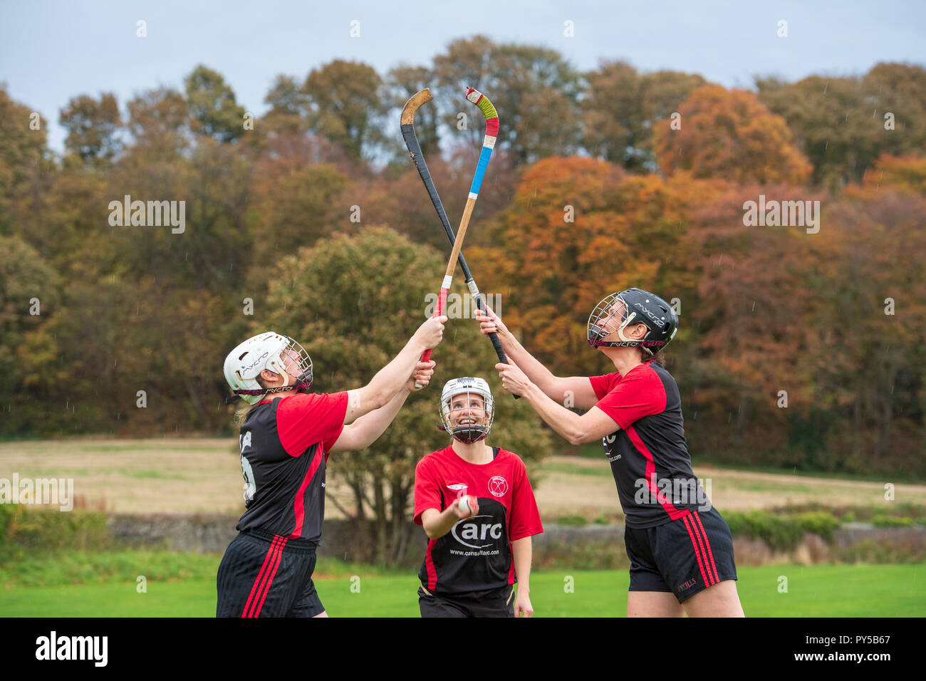 Scotland on Sunday Insight- Shinty, Aberdour Shinty Club Louise Burns ...