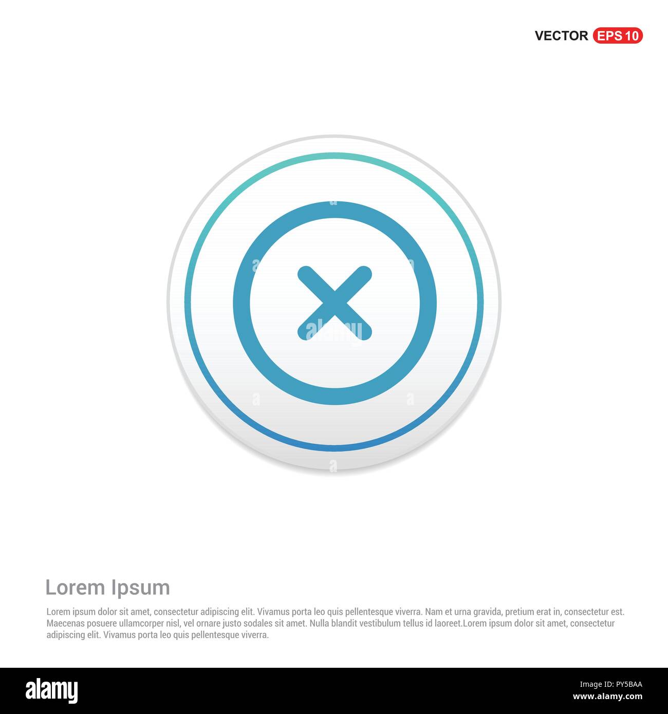 Multiply Icon - white circle button Stock Vector Image & Art - Alamy