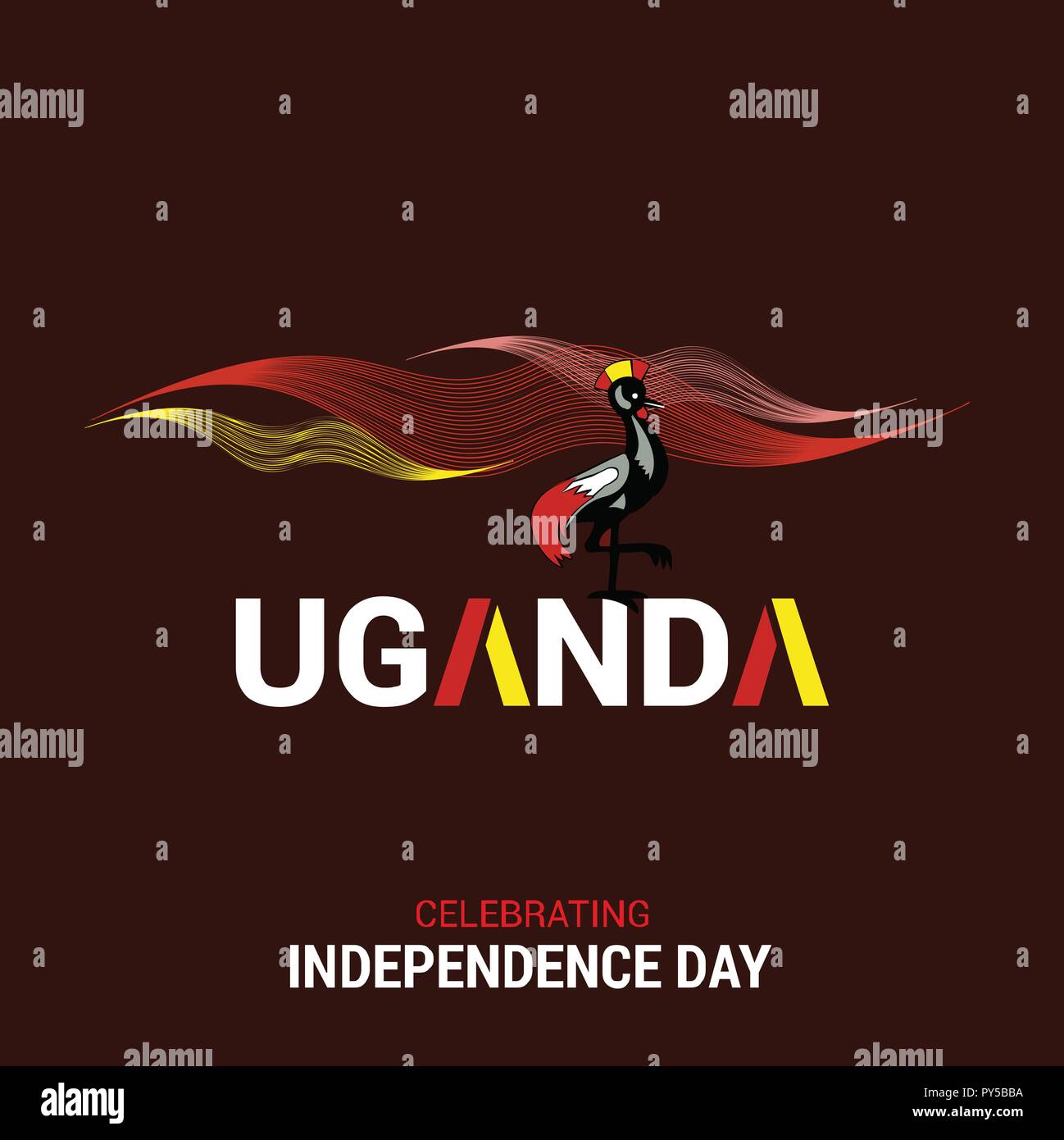 Happy independence day uganda hi-res stock photography and images - Alamy