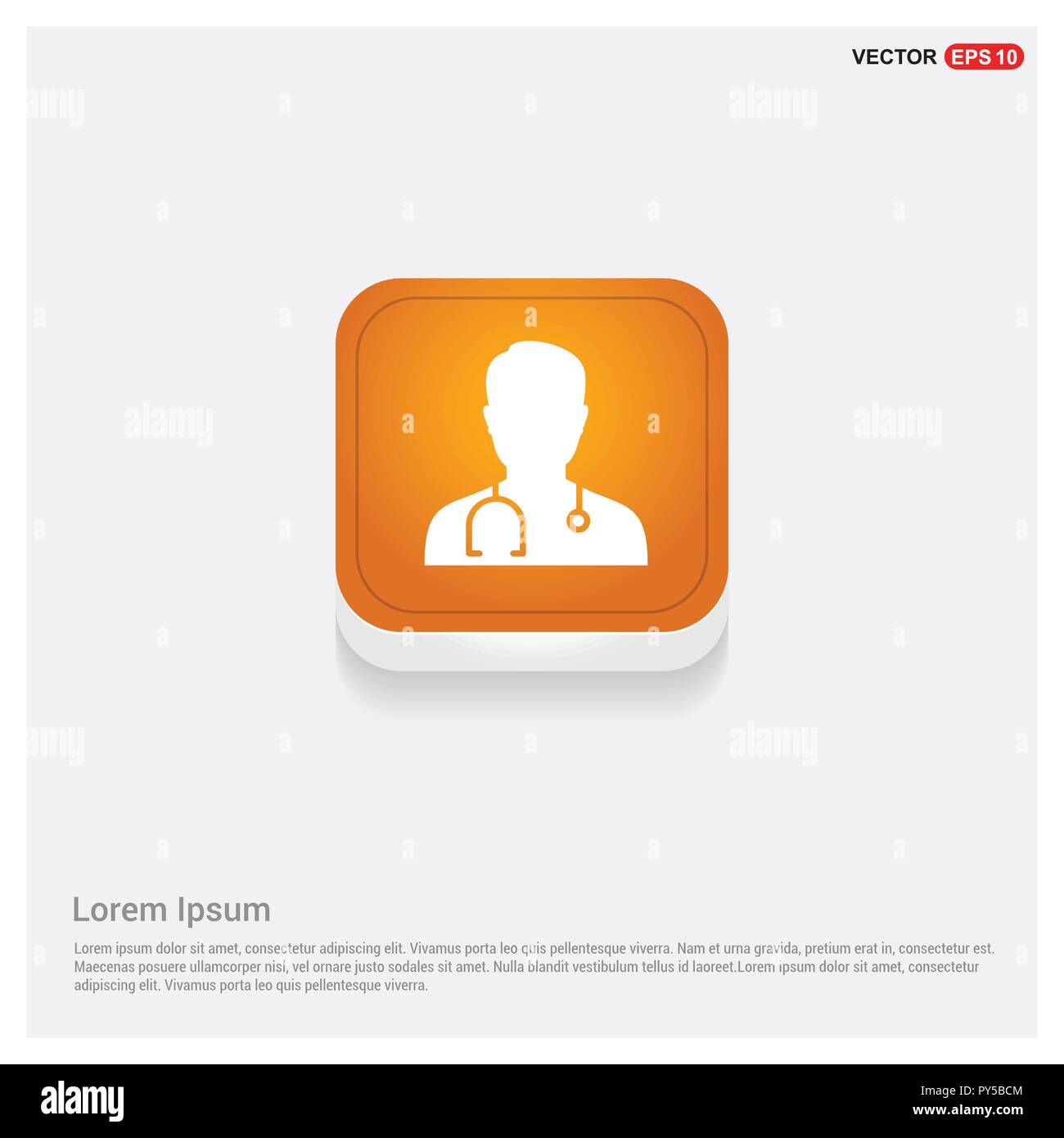 Medical user icon Stock Vector Image & Art - Alamy