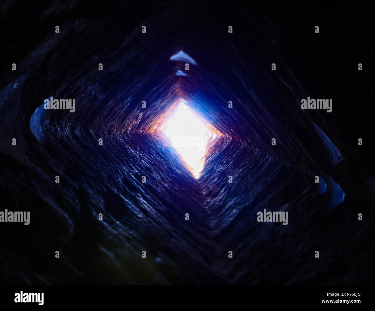 Ancient Mine ventilation shaft Stock Photo - Alamy