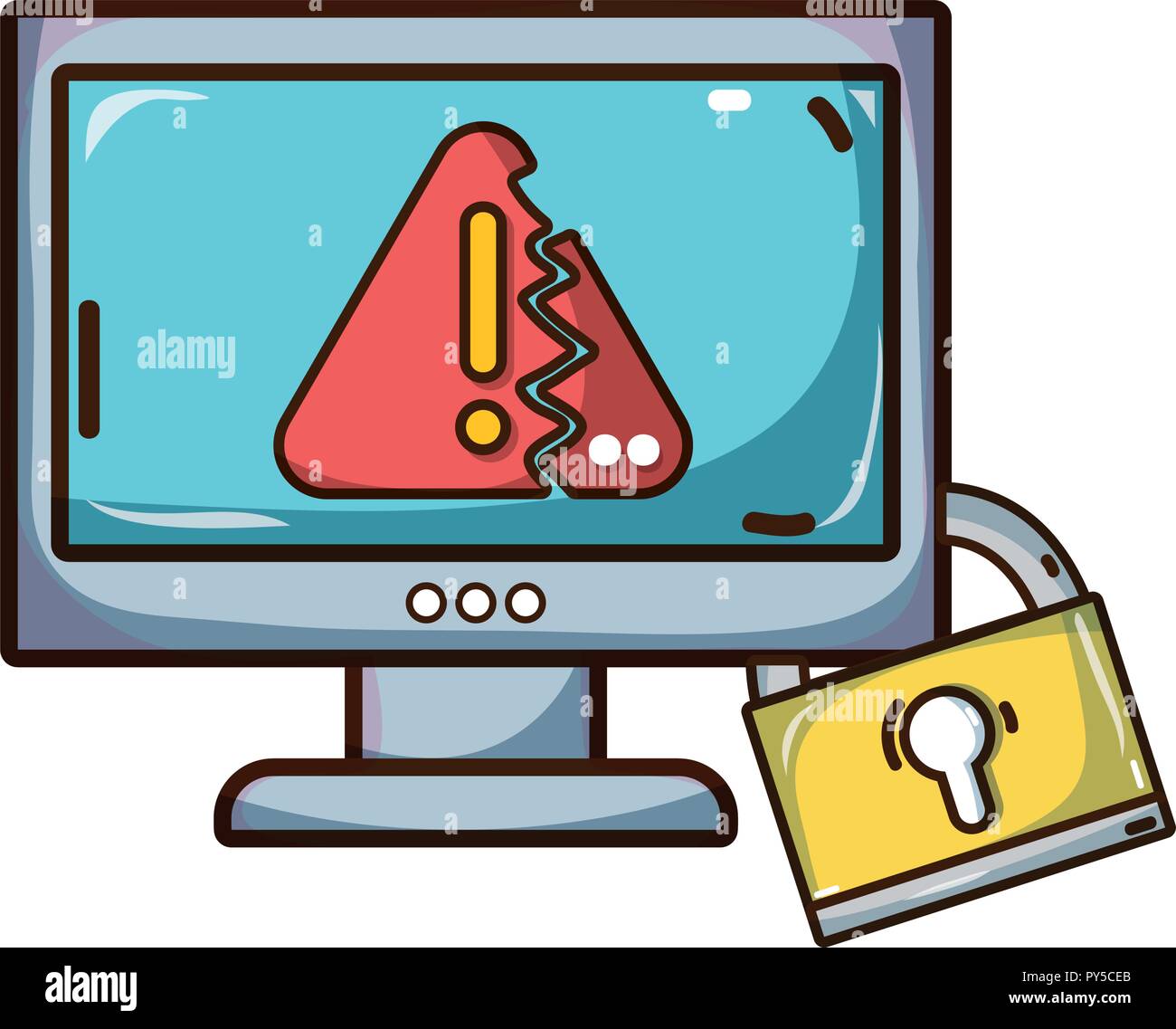 Abstract cybersecurity concept malware threat hi-res stock photography ...