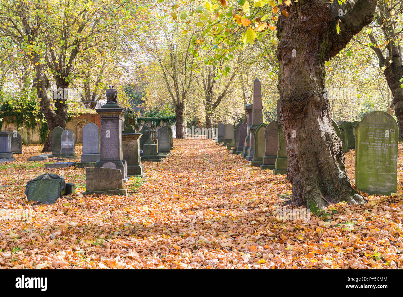 Key Hill Cemetery in Hockley, originally called Birmingham General ...