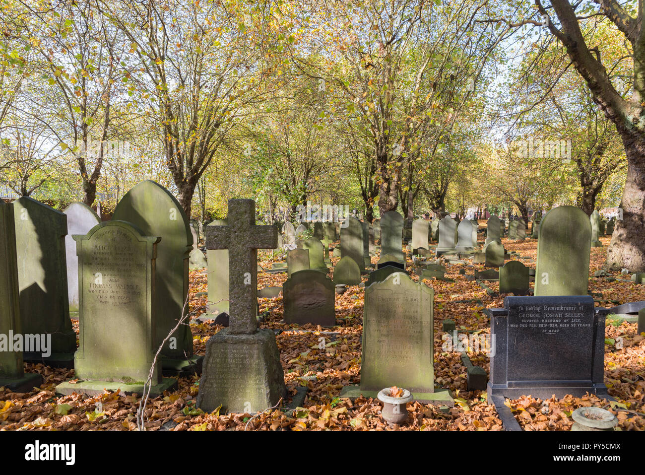 Key Hill Cemetery in Hockley, originally called Birmingham General ...