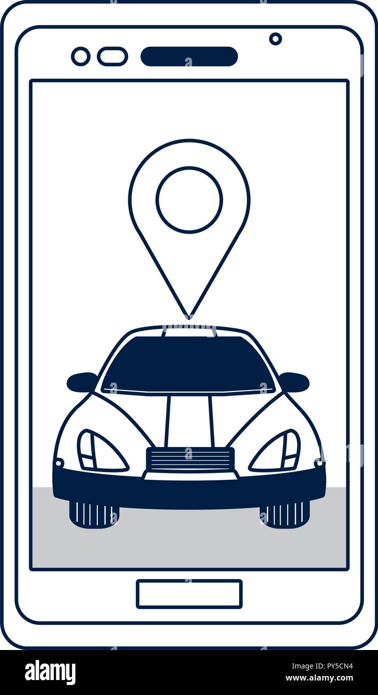 Mapping car Stock Vector Images - Alamy