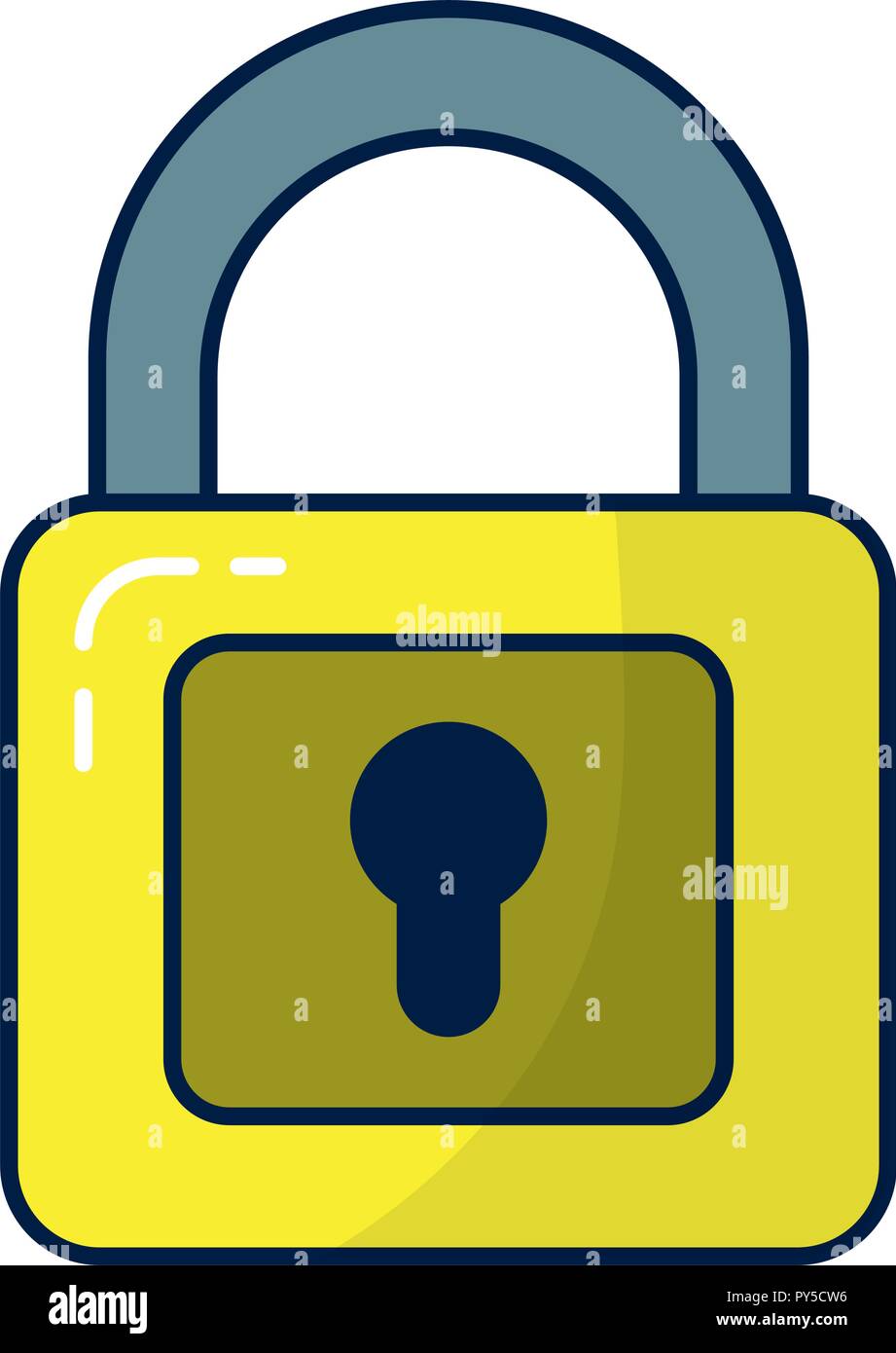 Padlock security symbol Stock Vector Image & Art - Alamy