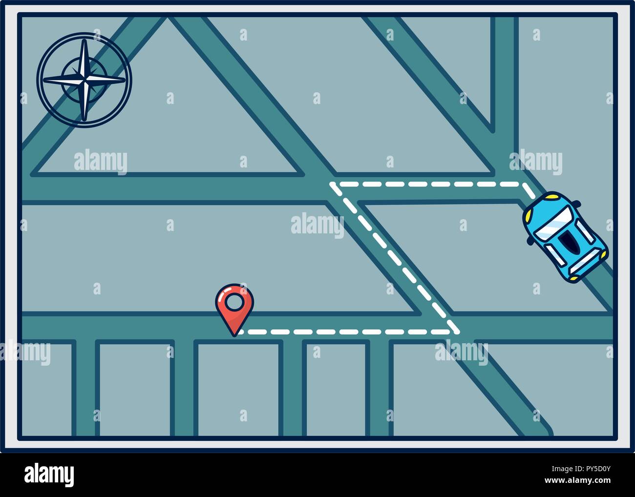 Mapping vehicle Stock Vector Images - Alamy