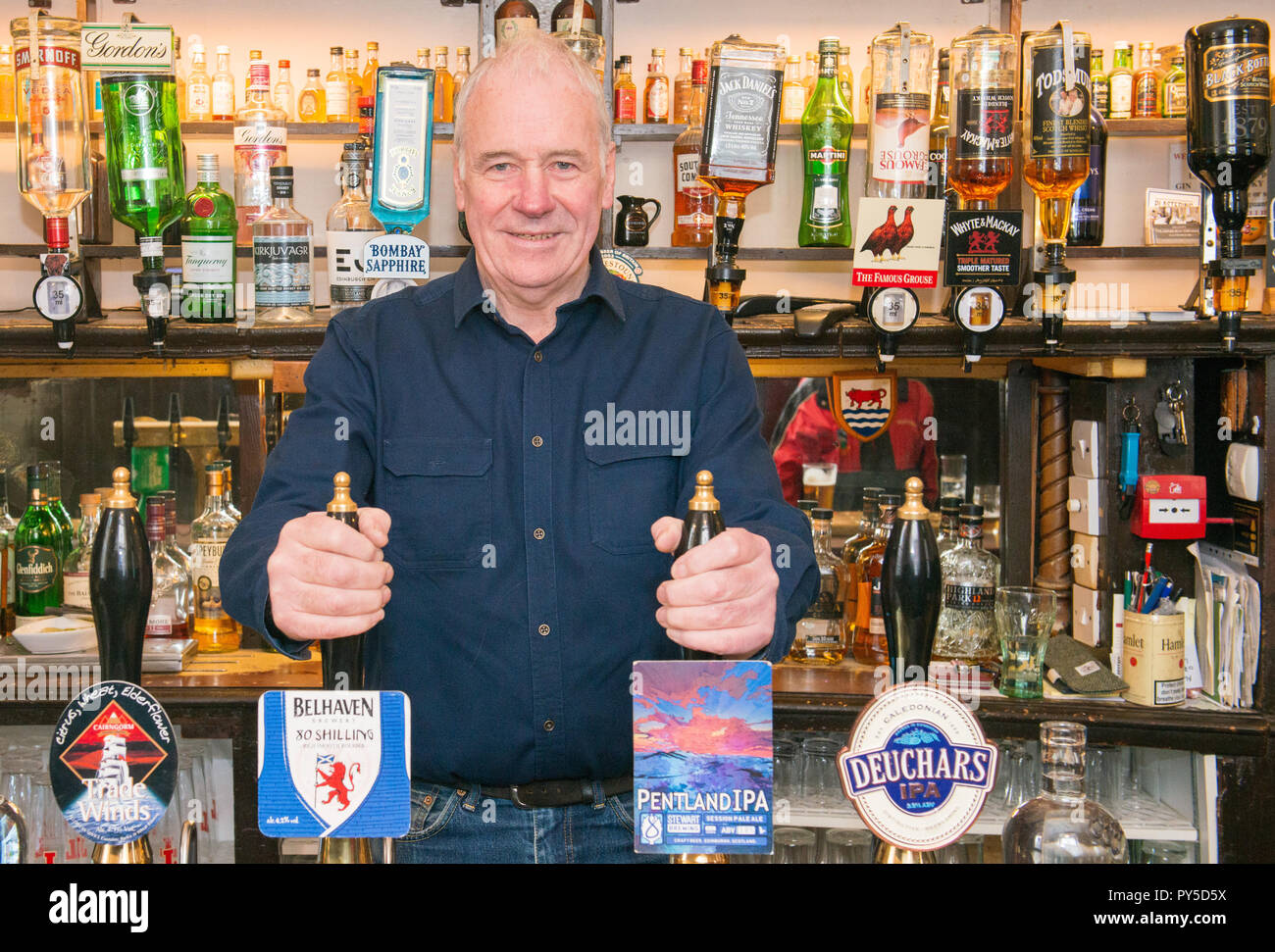 Harry Cullen the landlord of the Oxford Bar on Young St (Rebus place ...