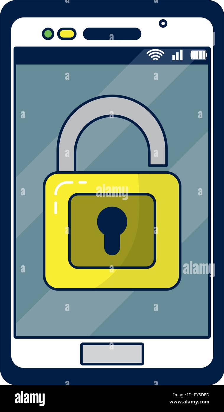 Smartphone screen locked Stock Vector Image & Art - Alamy