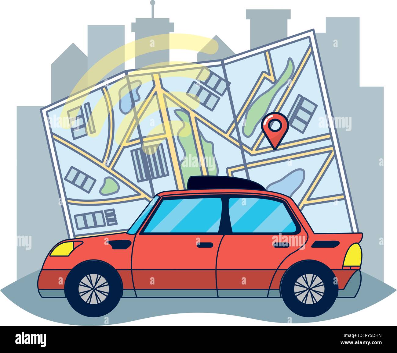 Mapping vehicle Stock Vector Images - Alamy