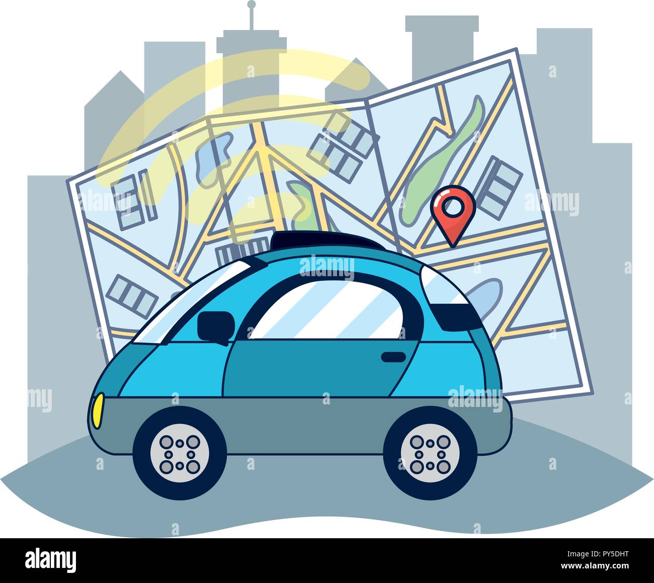 Car tracking device Cut Out Stock Images & Pictures - Alamy