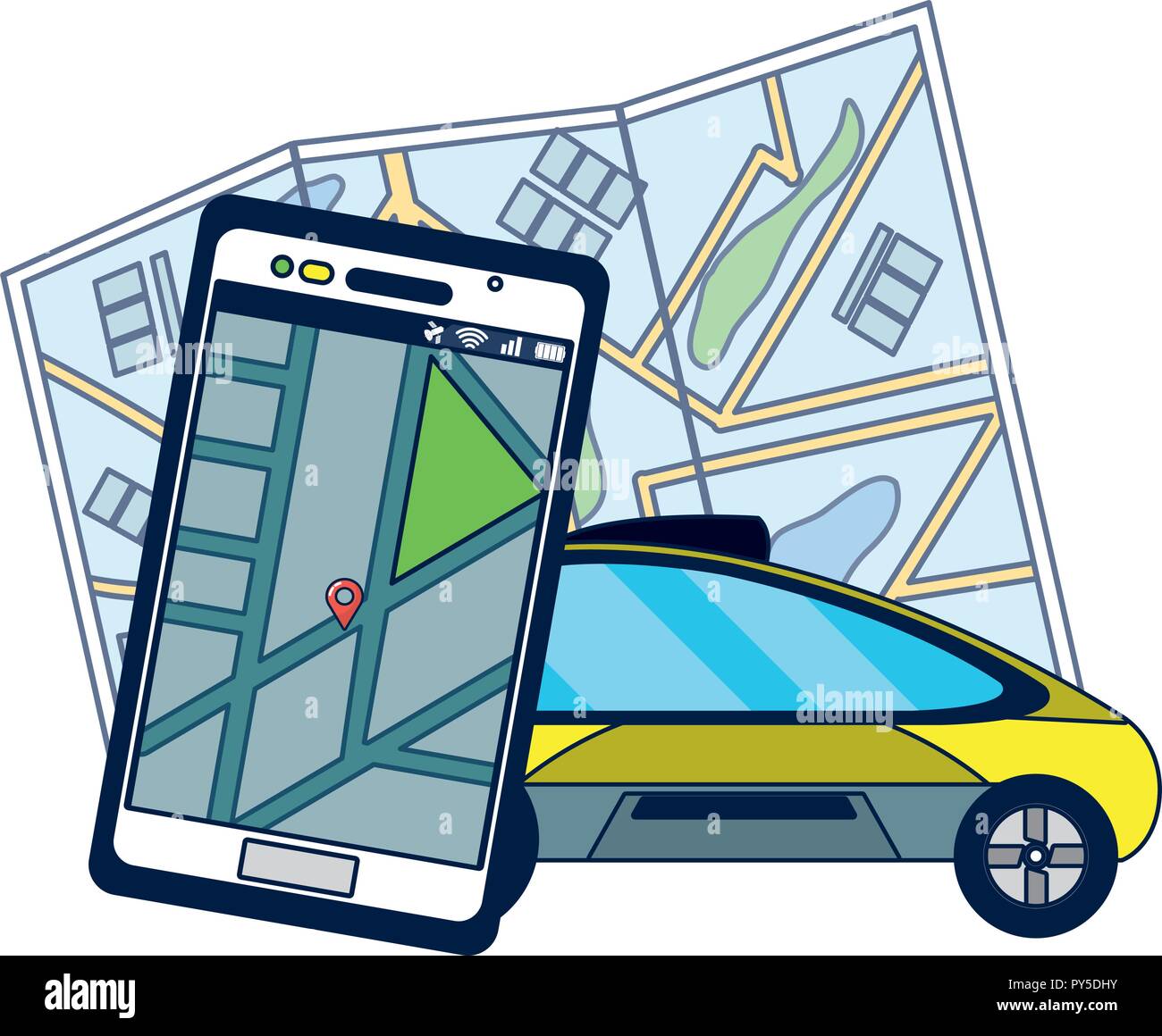 Mapping vehicle Stock Vector Images - Alamy