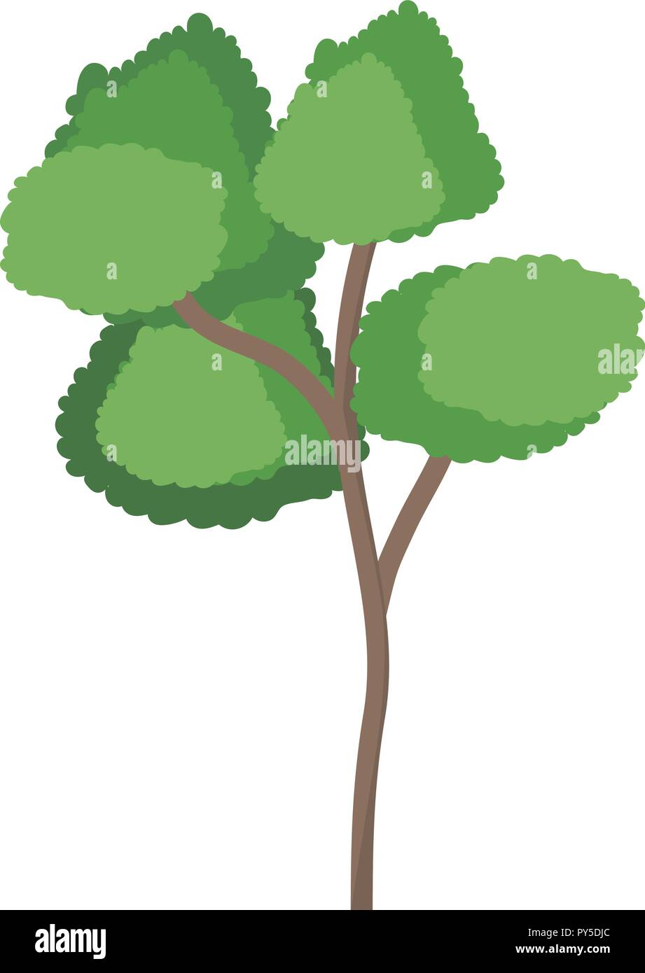 Tree nature cartoon Stock Vector Image & Art - Alamy