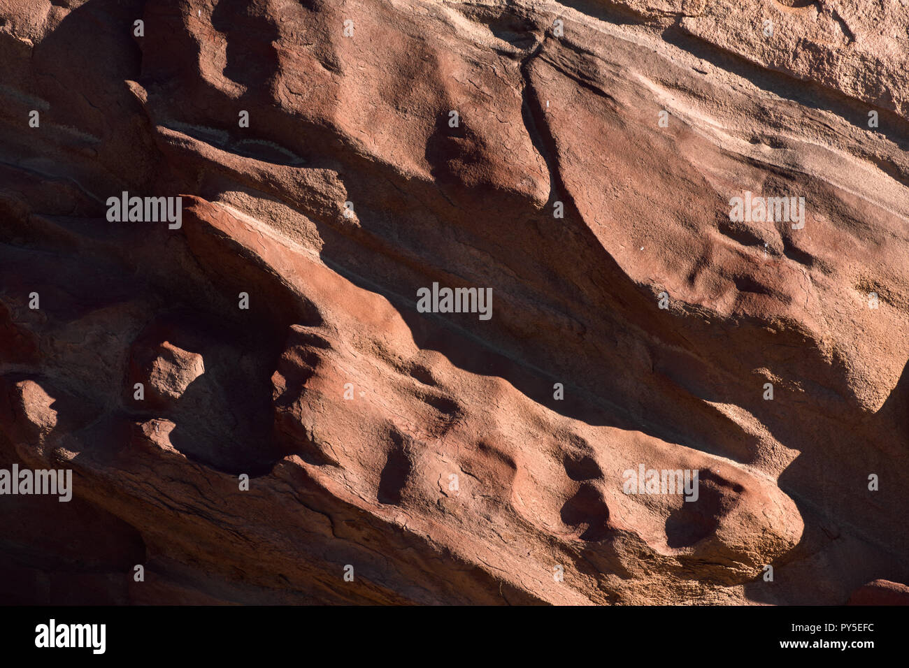 Red brown hard rock soil hi-res stock photography and images - Alamy