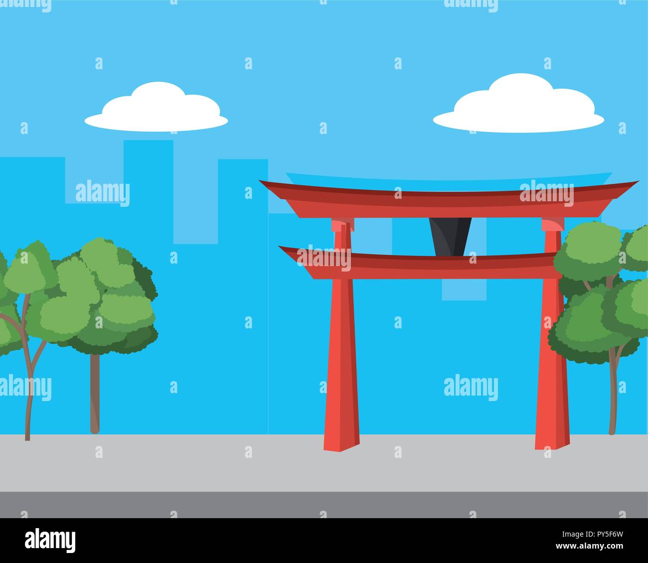 Chinatown architecture Stock Vector Images - Alamy