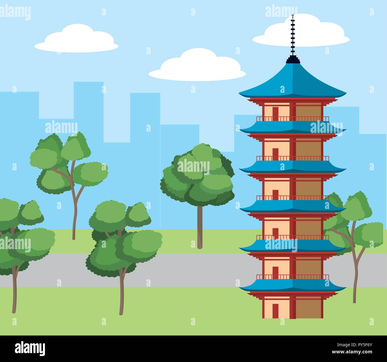 Chinatown and city Stock Vector Image & Art - Alamy