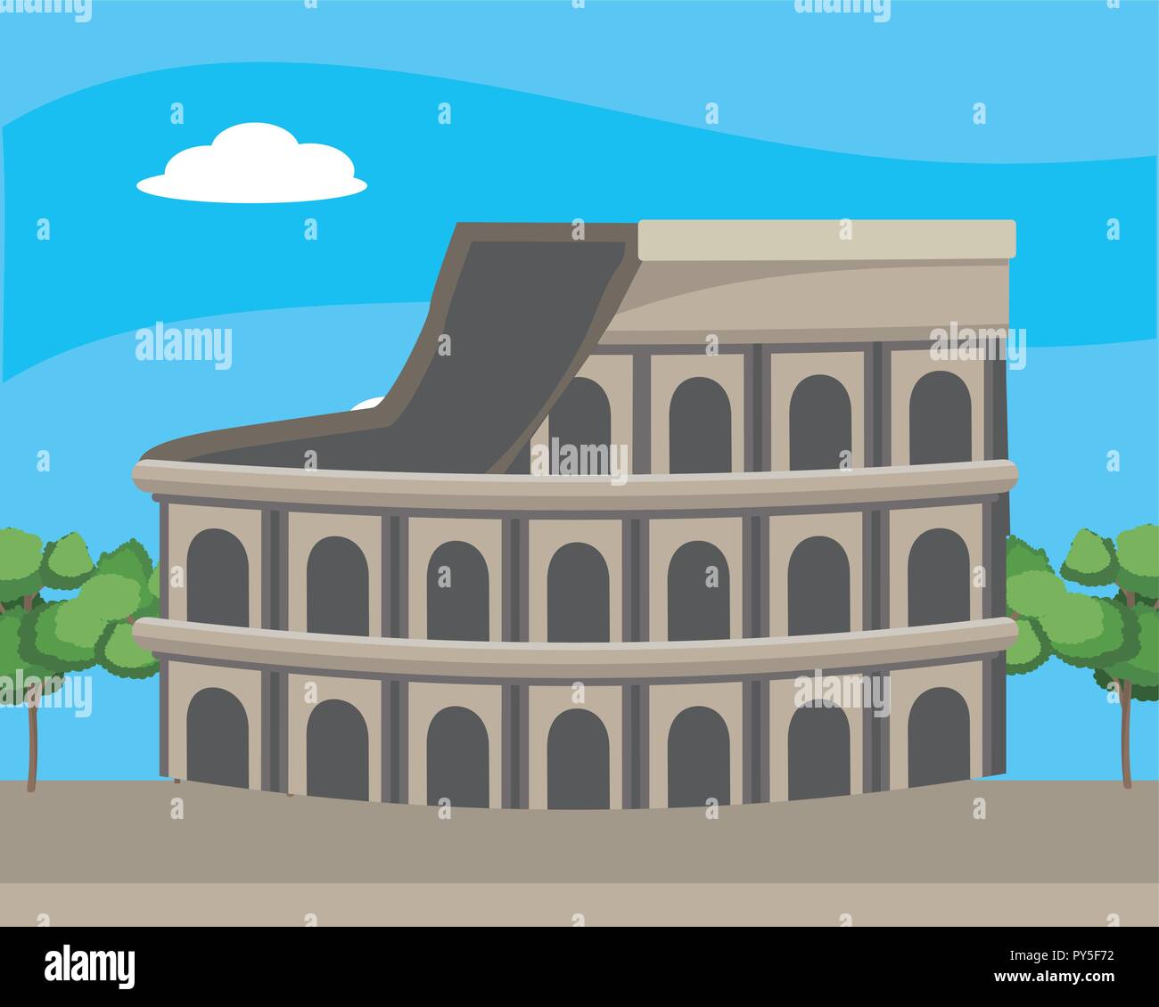 Europe travel monument Stock Vector Image & Art - Alamy