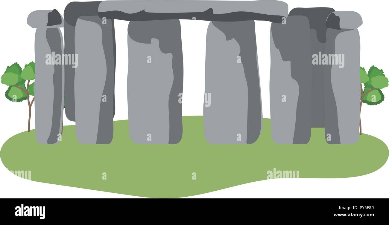 Hedgestone monument cartoon Stock Vector Image & Art - Alamy