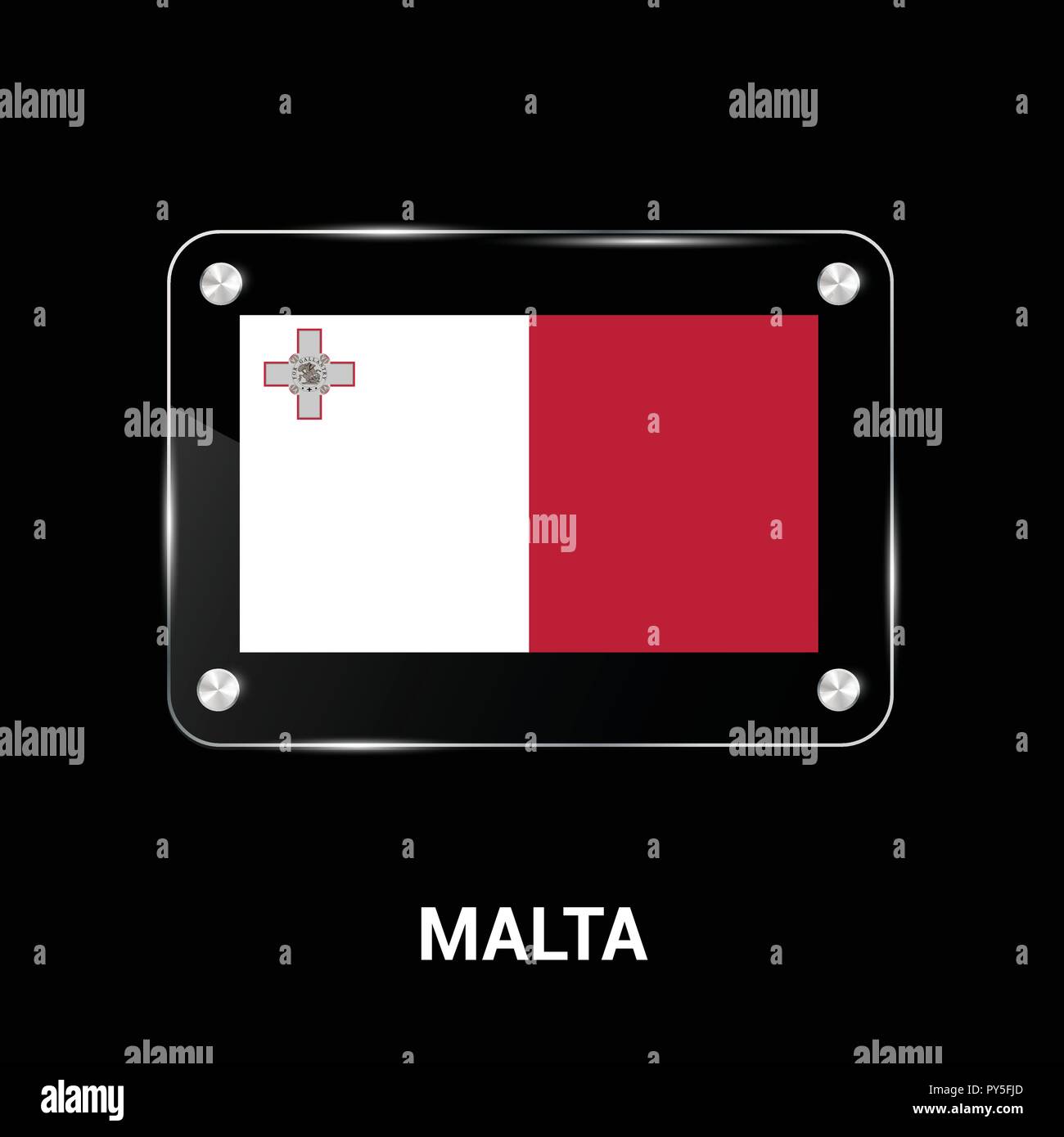Malta flag design vector Stock Vector Image & Art - Alamy