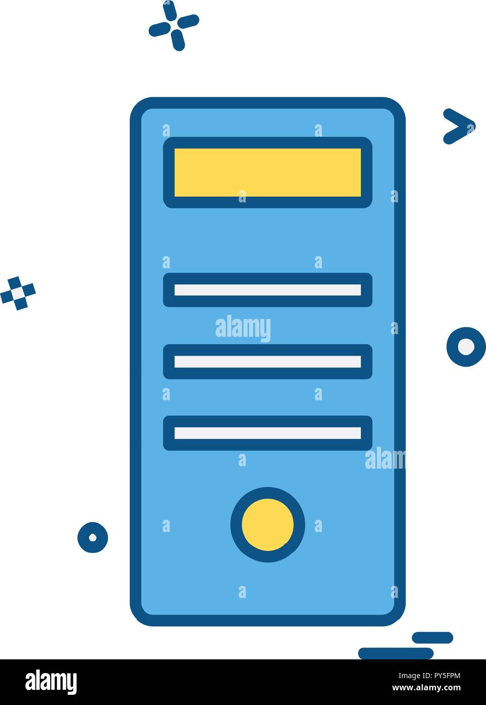 Computer icon design vector Stock Vector Image & Art - Alamy