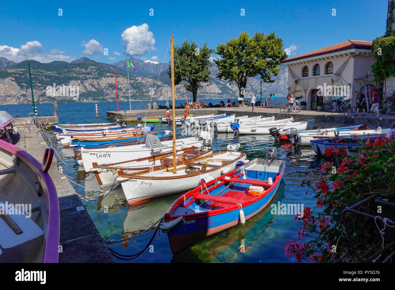 Cassone, Garda Lake, Italy. Cassone is one of the less visited ...