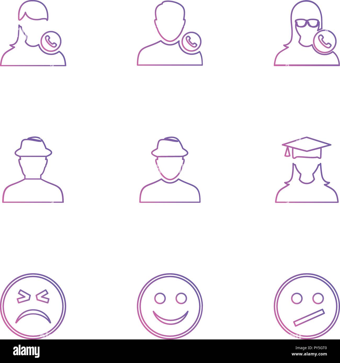 Ladies and gents Stock Vector Images - Alamy