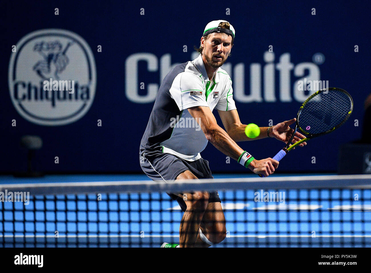 St Jakobshalle, Basel, Switzerland. 25th Oct, 2018. ATP World Tour ...