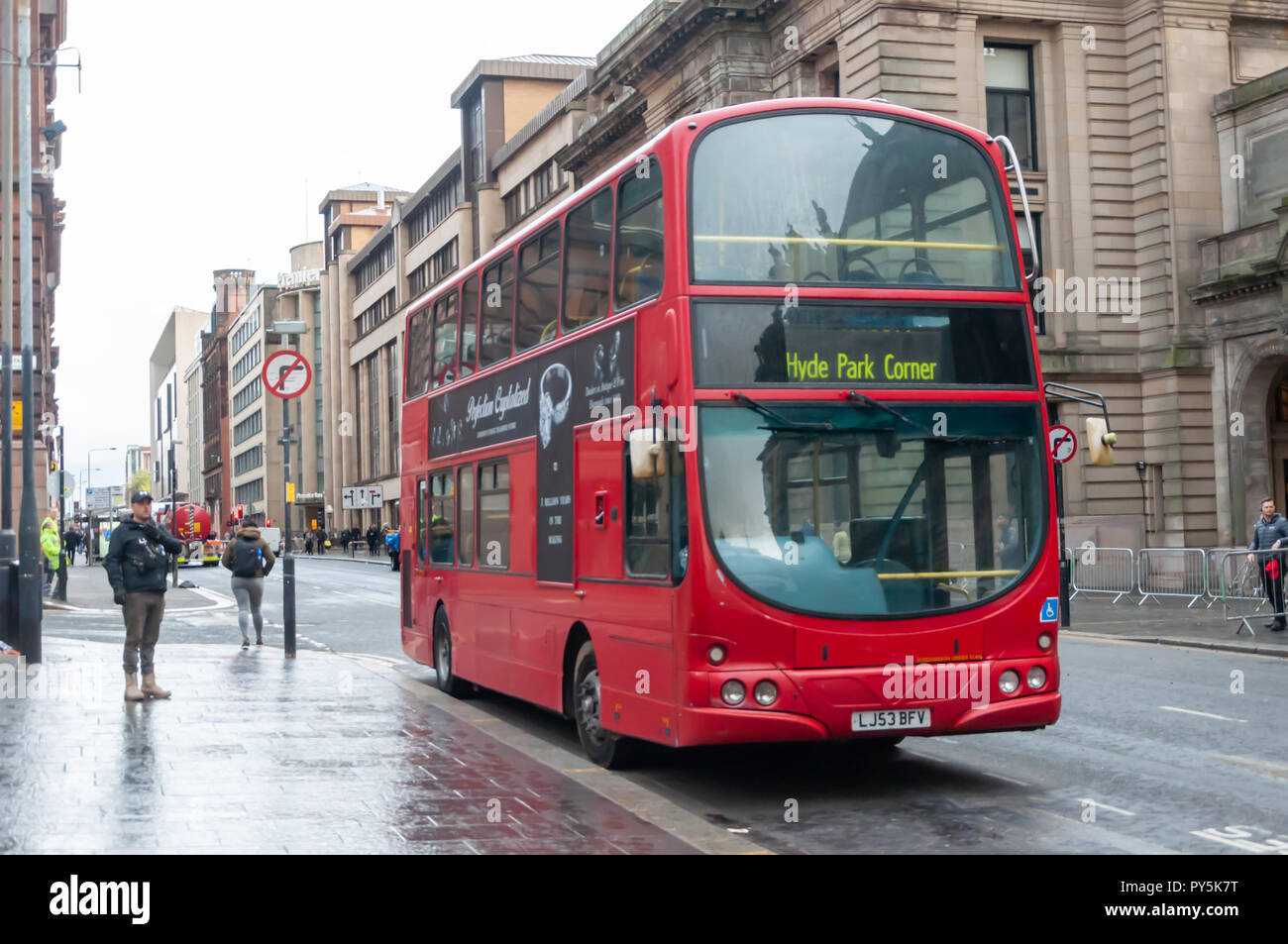 Glasgow, Scotland, UK. 25th October, 2018. On the streets of the City ...