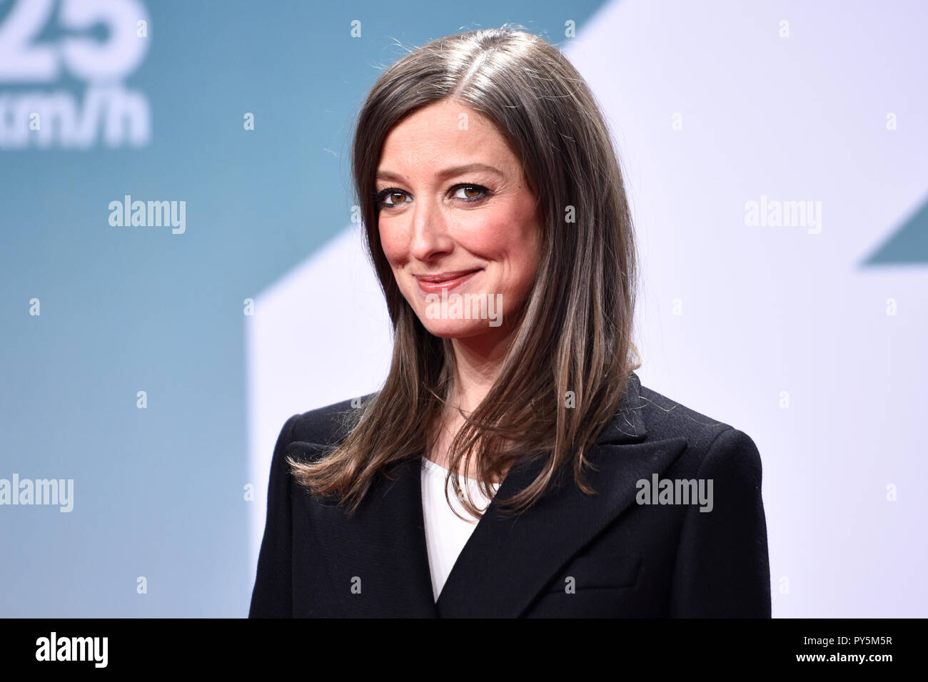 Berlin, Germany. 25th Oct, 2018. Alexandra Maria Lara, actress, comes ...