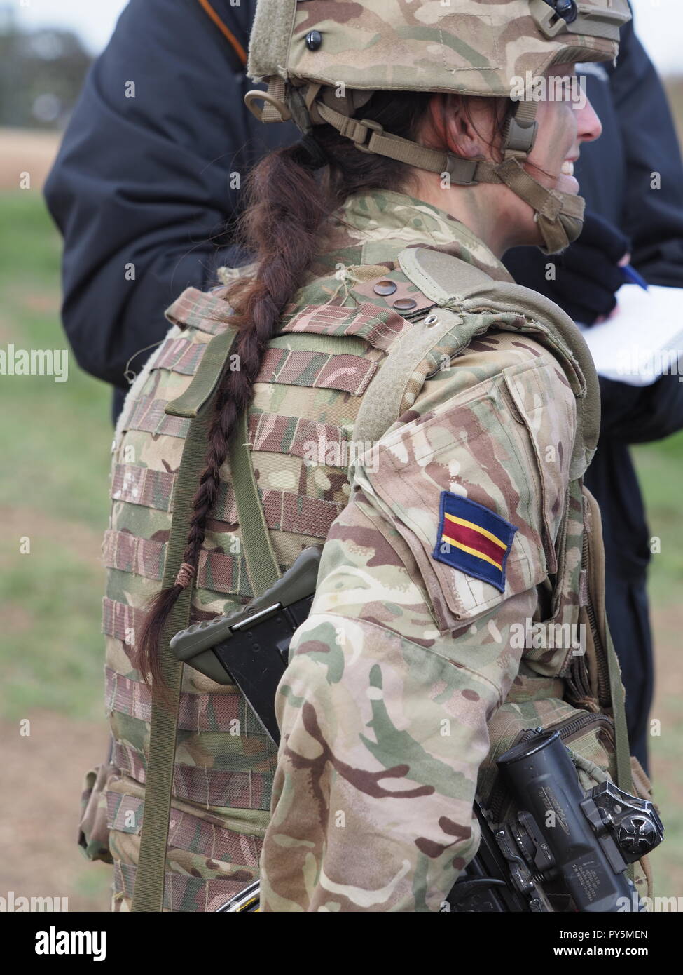 Salisbury Plain, Wiltshire, UK. 25th Oct 2018. The new face of the ...