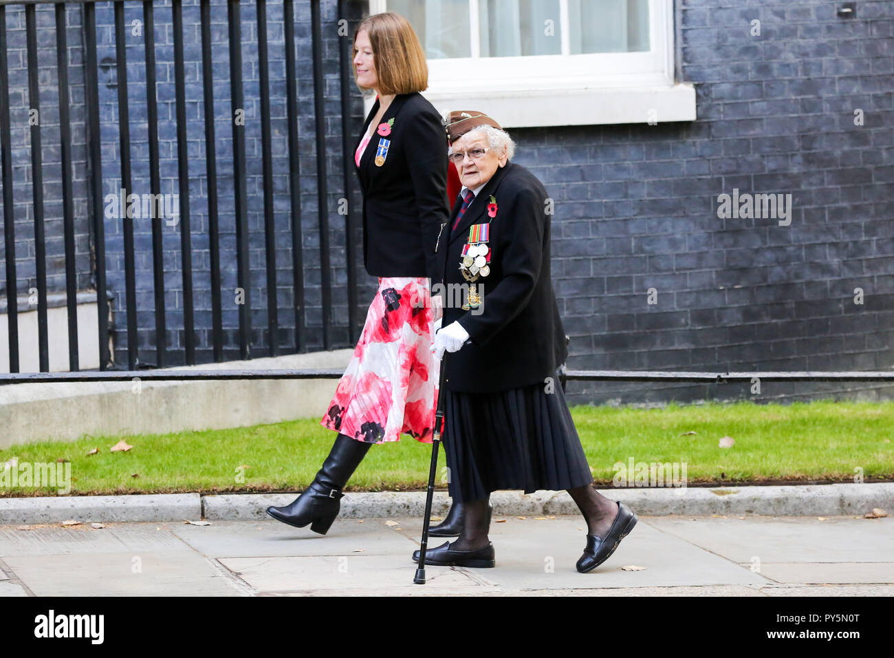 Downing Street, London, UK 25 Oct 2108 - Barbara Windsor 93 years old ...