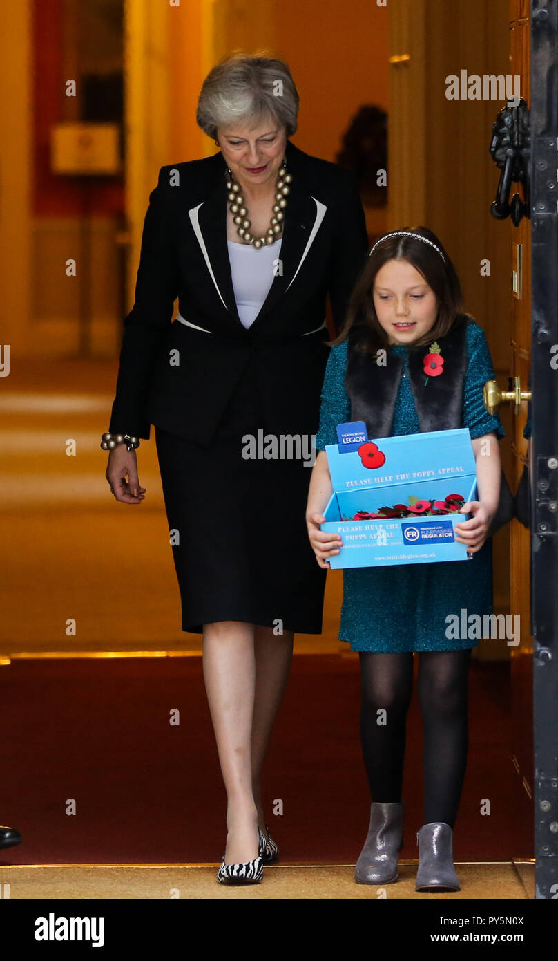 Poppy Outside 10 Downing Street High Resolution Stock Photography and ...