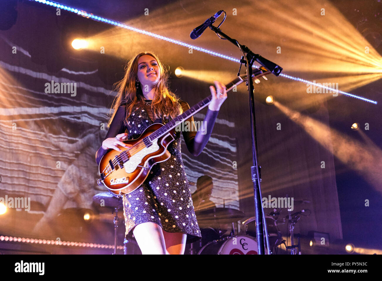 October 24, 2018 - Johanna SÃ¶derberg of .Swedish band First Aid kit on ...
