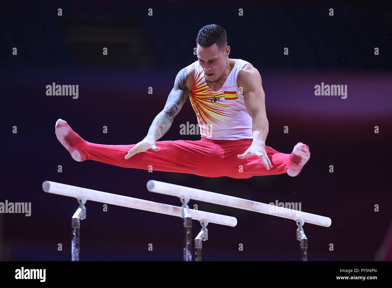 Doha, Qatar. 25th Oct, 2018. Nestor Abad (ESP) at the bar. GES ...