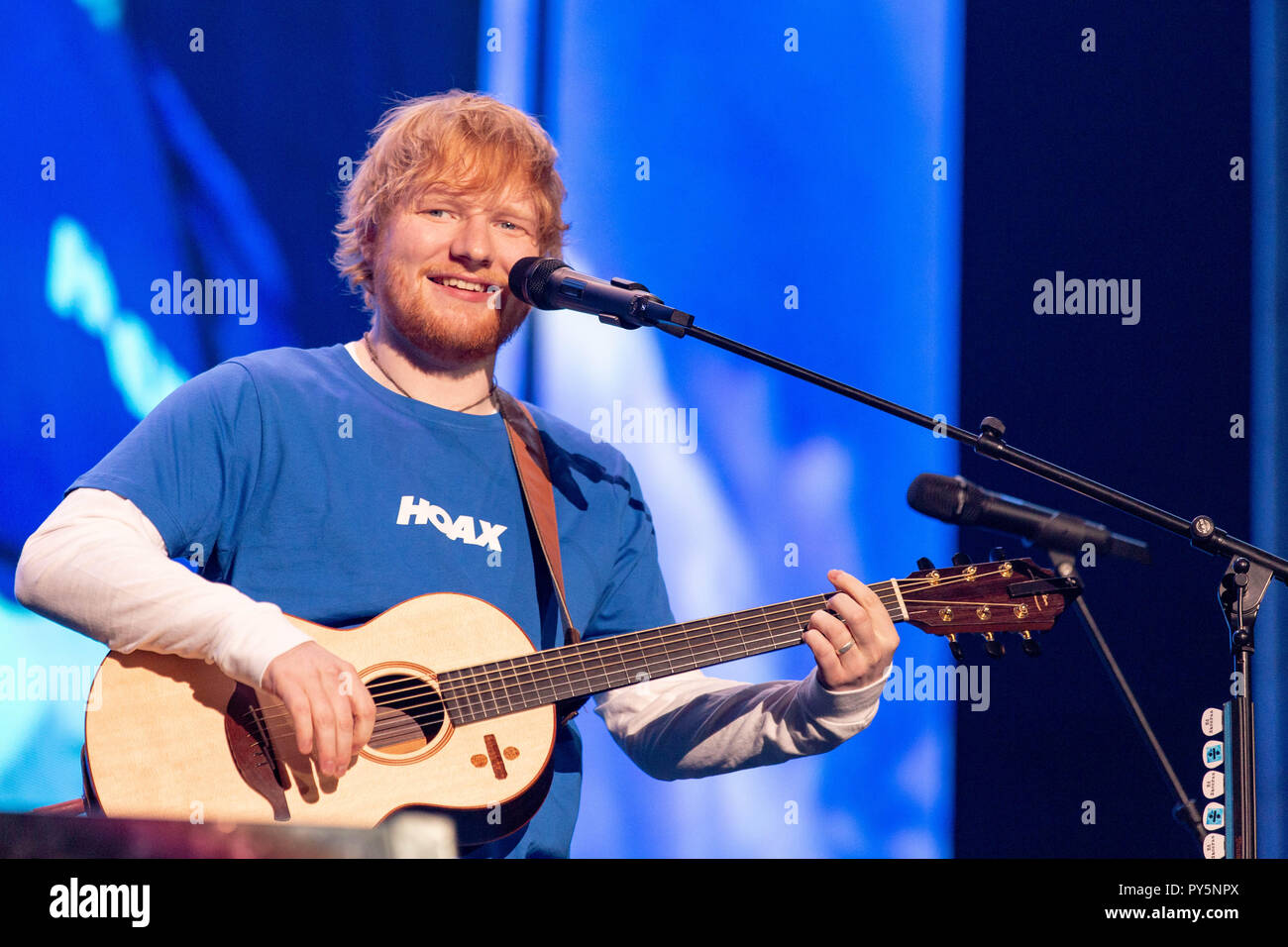 Milwaukee, Wisconsin, USA. 24th Oct, 2018. ED SHEERAN at Miller Park in ...