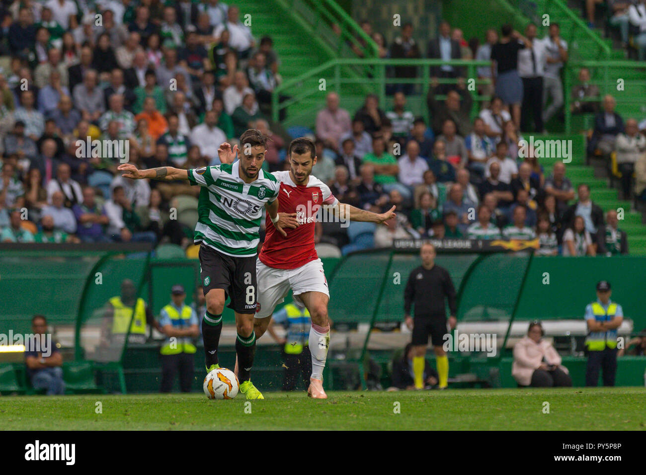 Lisbon, Portugal. October 25, 2018. Lisbon, Portugal. Sporting's ...
