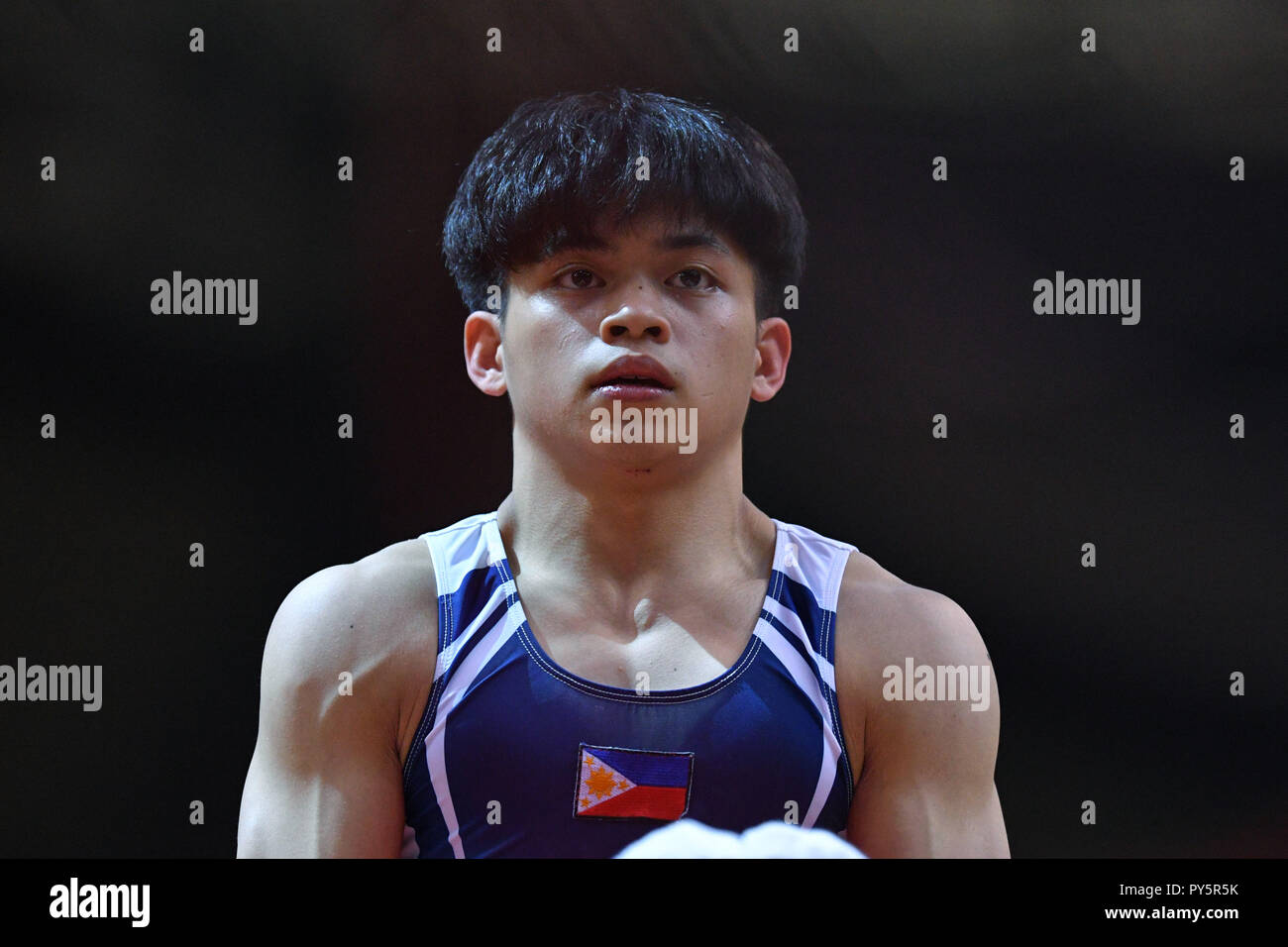 Doha, Qatar. 25th Oct, 2018. Carlos Edriel Yulo (PHI), October 25, 2018 ...