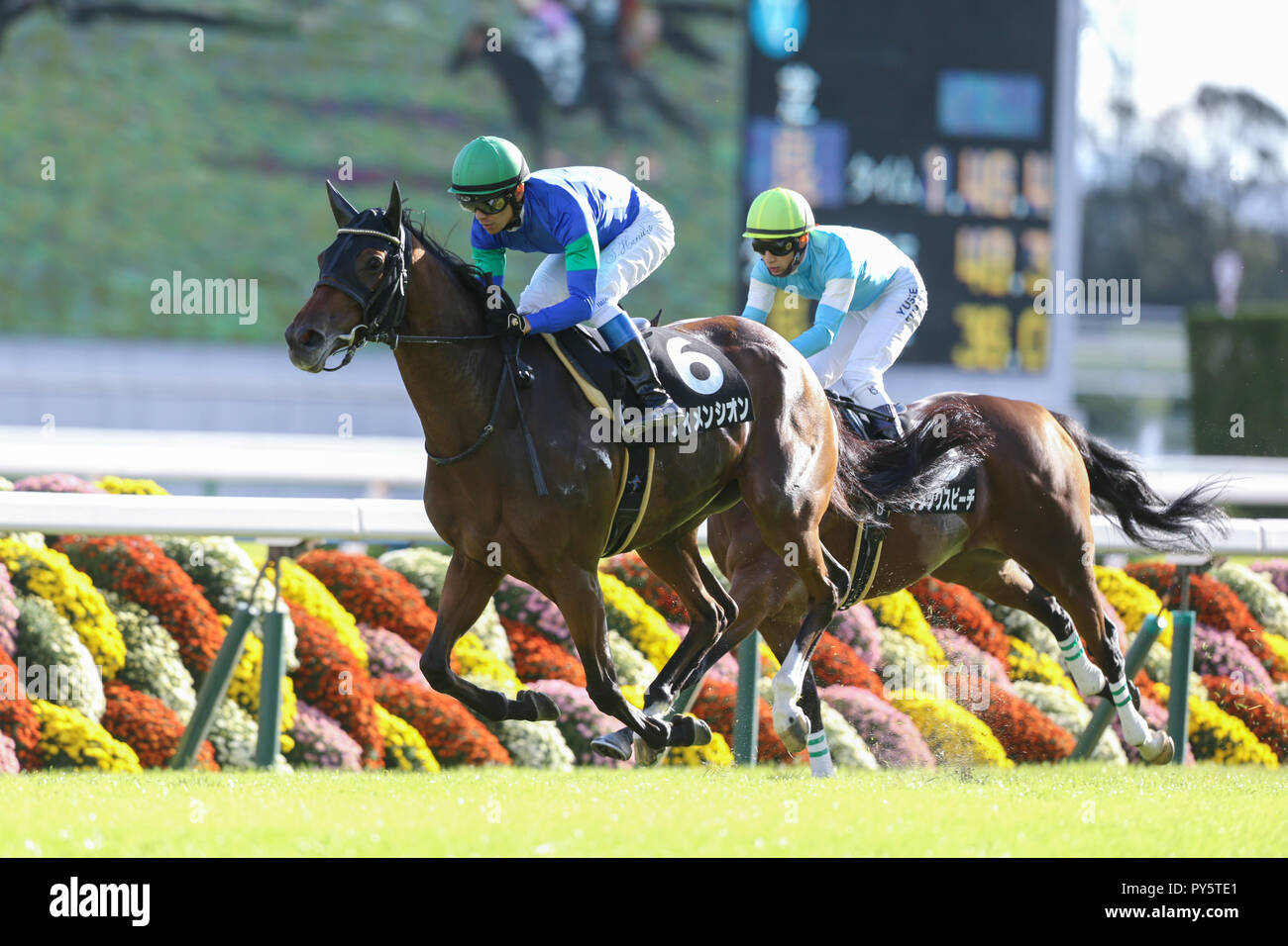 Kyoto, Japan. 20th Oct, 2018. (L-R) Dimension (Suguru Hamanaka), Black ...