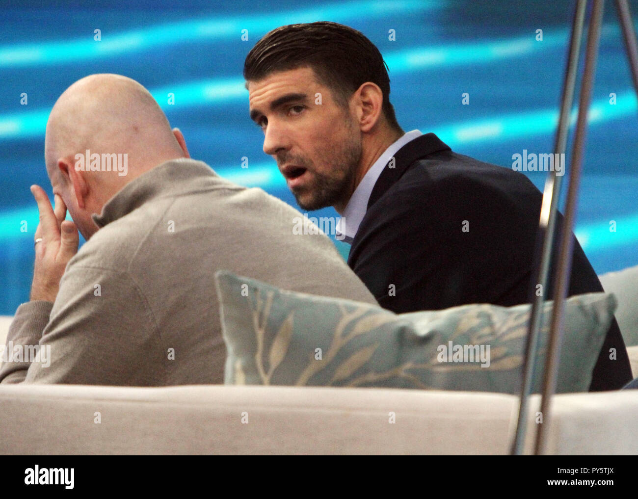 New York, NY, USA. 25th Oct, 2018. Michael Phelps at NBC's Today ...
