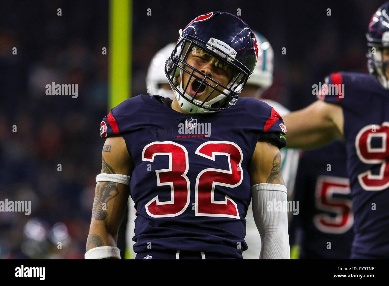 Houston, TX, USA. 25th Oct, 2018. Houston Texans free safety Tyrann ...