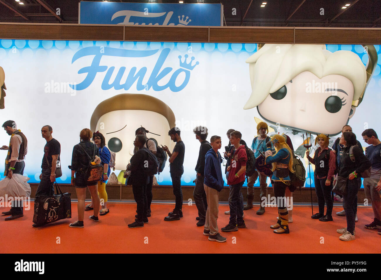 ExCel, London, UK. 26 October, 2018. Three day MCM Comic Con, comic ...