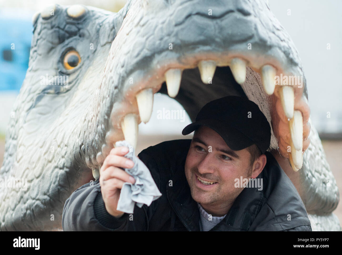 Life size tyrannosaurus rex model hi-res stock photography and images ...