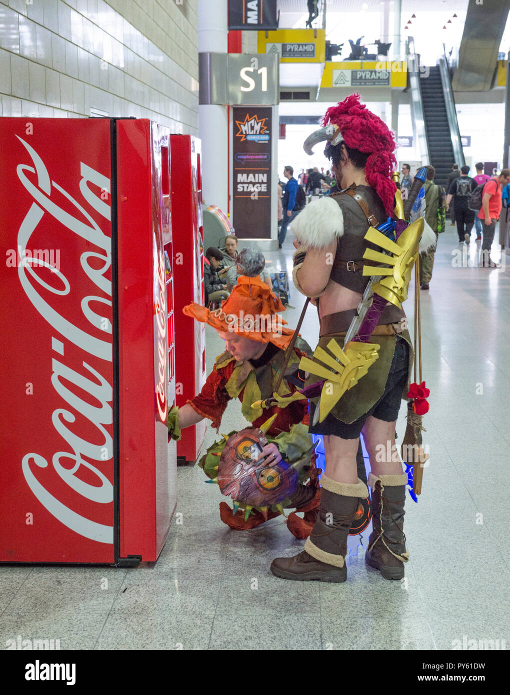 ExCel, London, UK. 26 October, 2018. Three day MCM Comic Con, comic ...