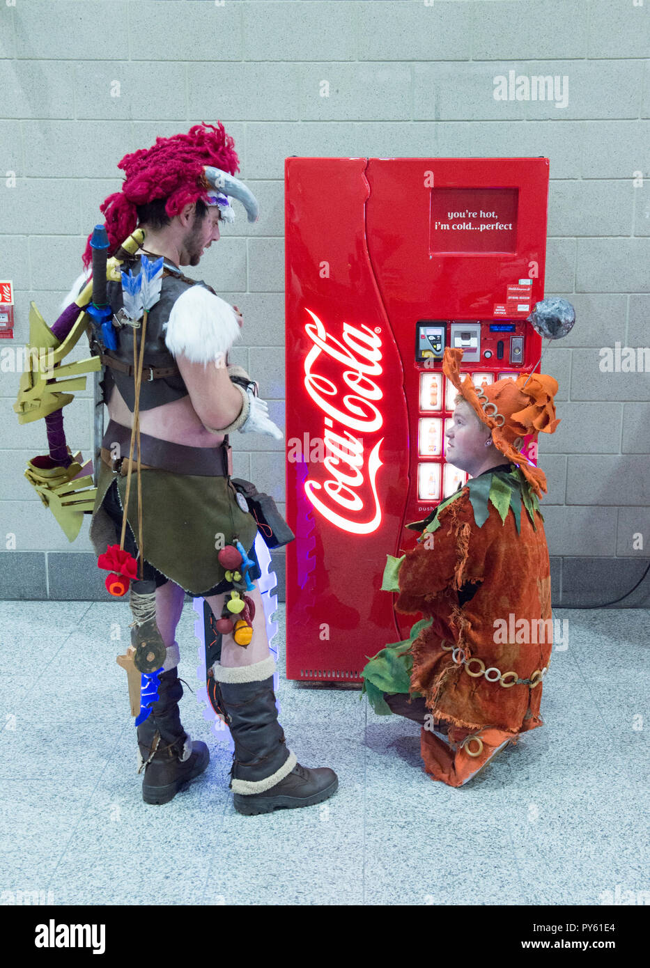 ExCel, London, UK. 26 October, 2018. Three day MCM Comic Con, comic ...