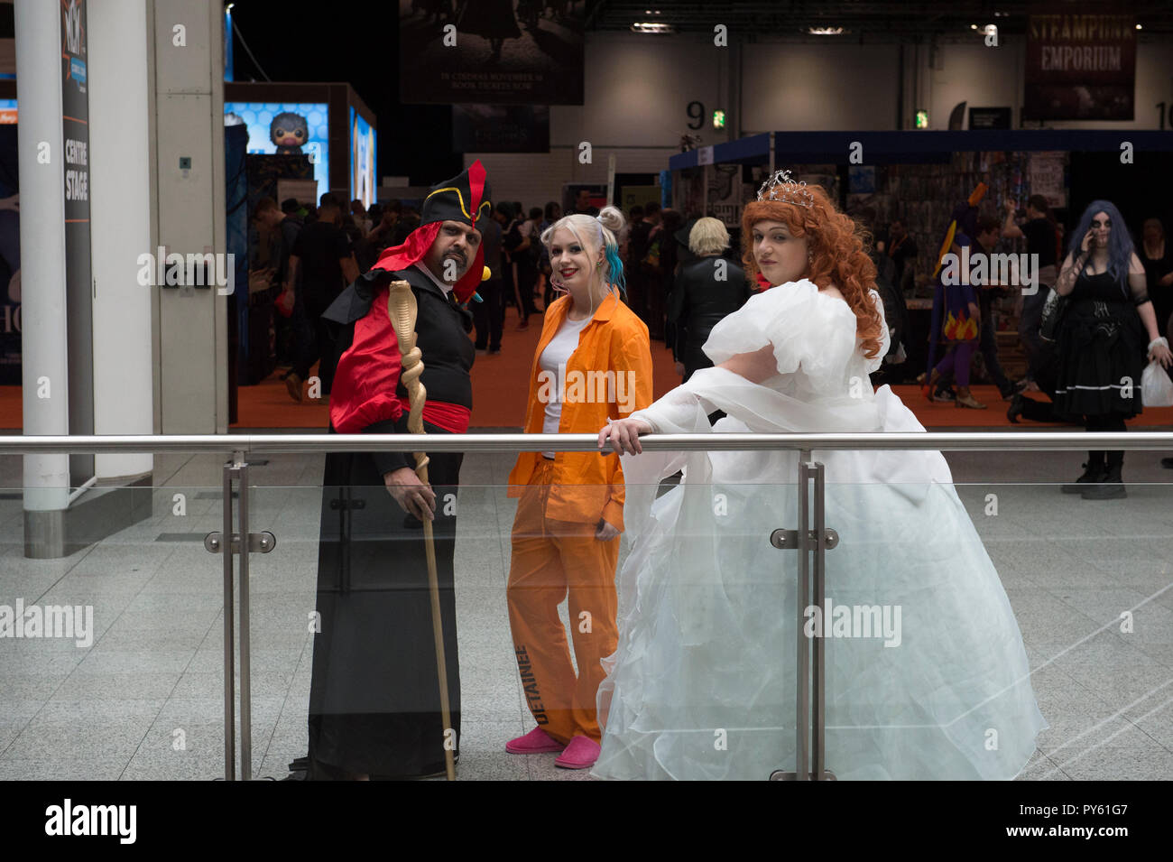 ExCel, London, UK. 26 October, 2018. Three day MCM Comic Con, comic ...